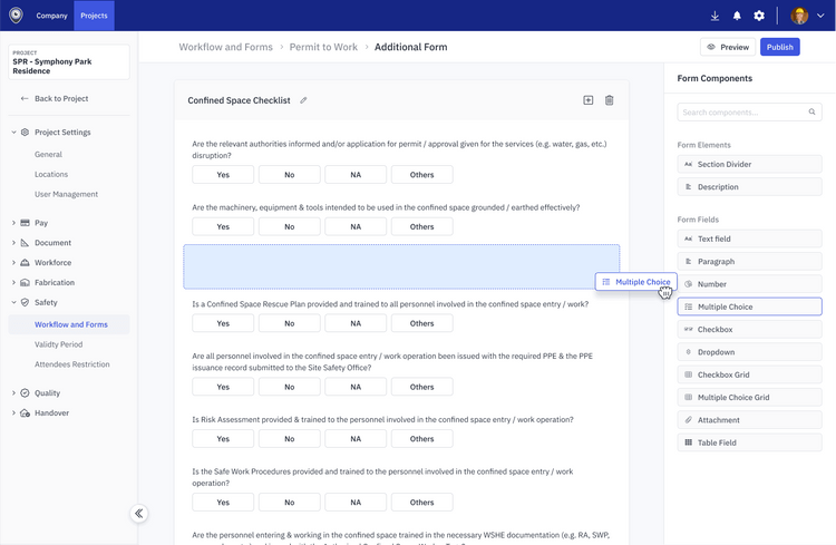 Safety Management with Digital Permit-to-Work (PTW/ePTW)